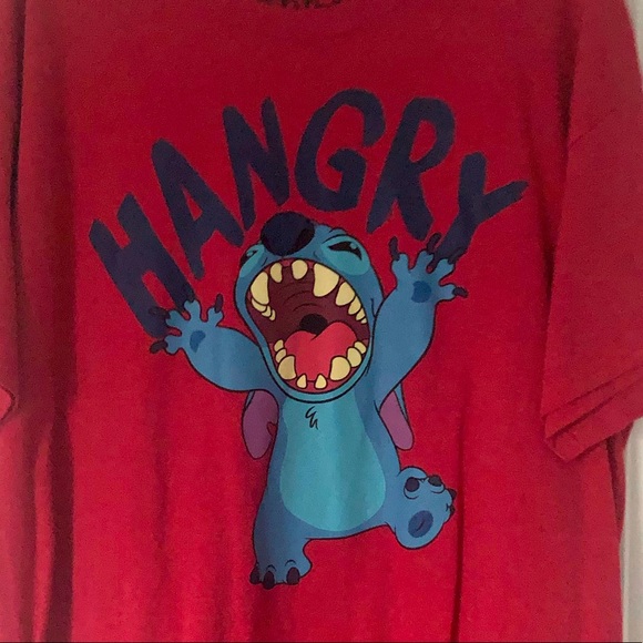 Disney | Shirts | Disney Stitch Hangry Tee | Poshmark
